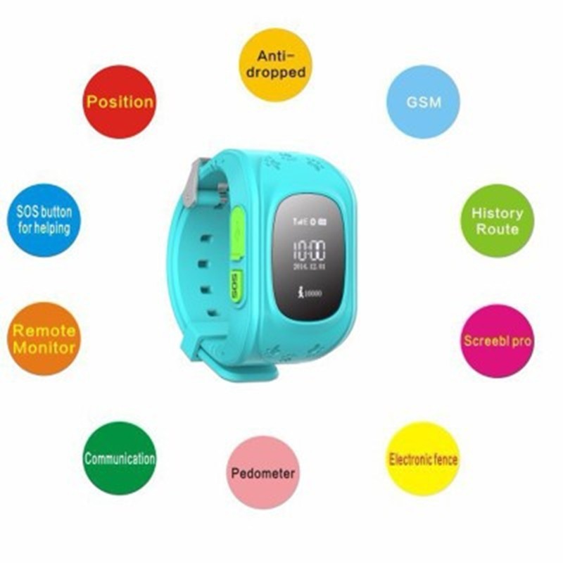 Anti Lost Kids Smart Watch Child GPS Tracker SOS Monitor Positioning ...